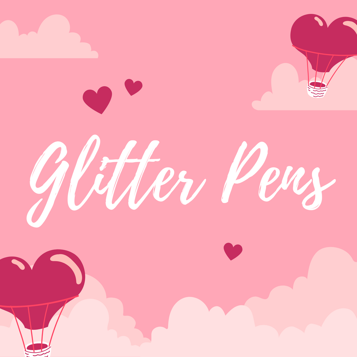 VDAY 2025 Glitter Pens – SparklesnMoreCo
